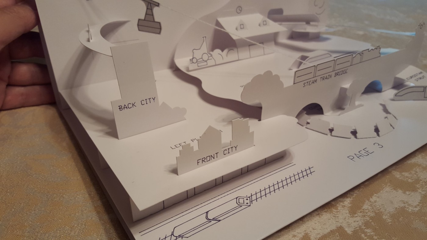 Trains for a Pop-up Book – Rob Kelly Design