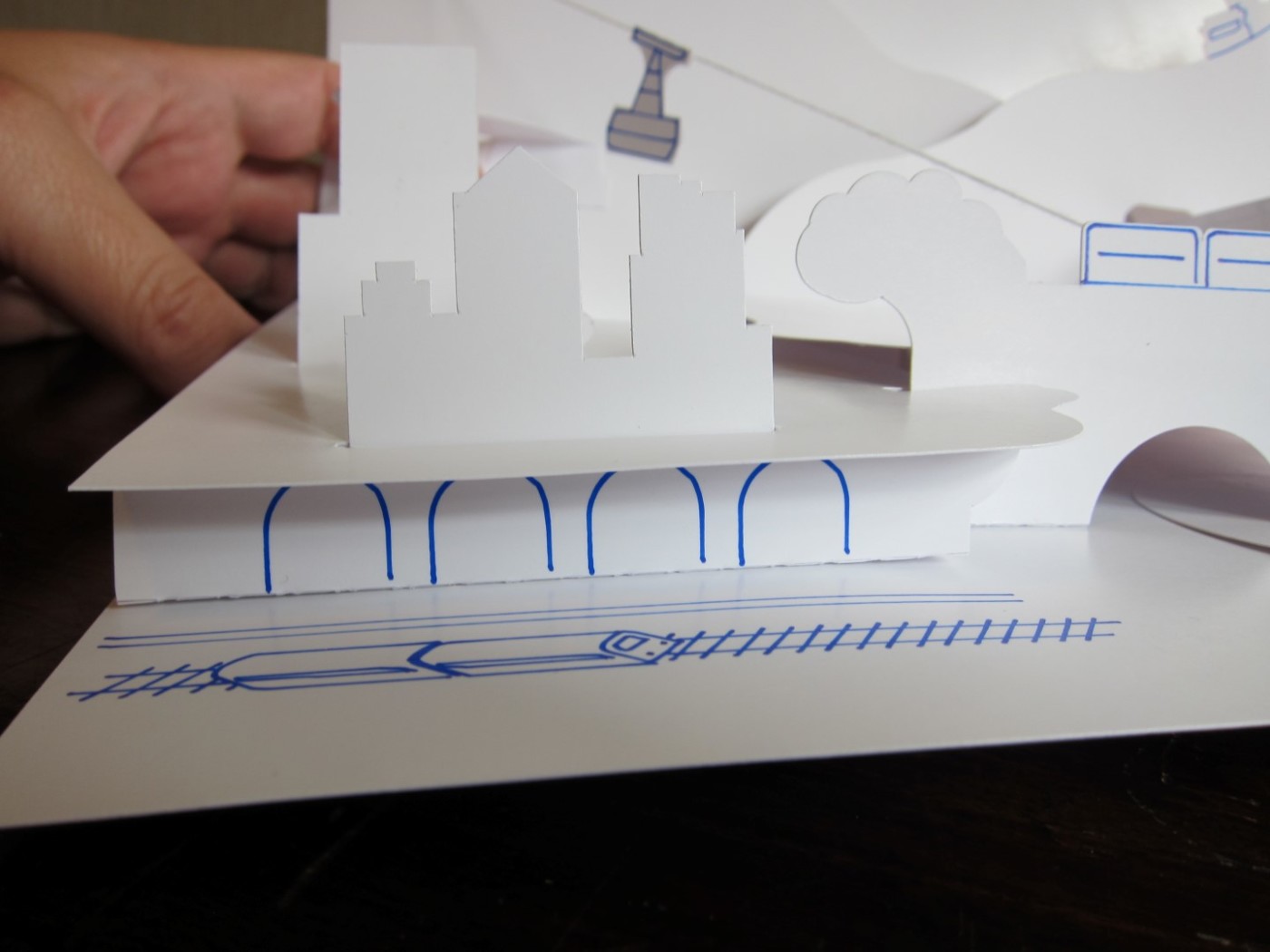 Trains for a Pop-up Book – Rob Kelly Design